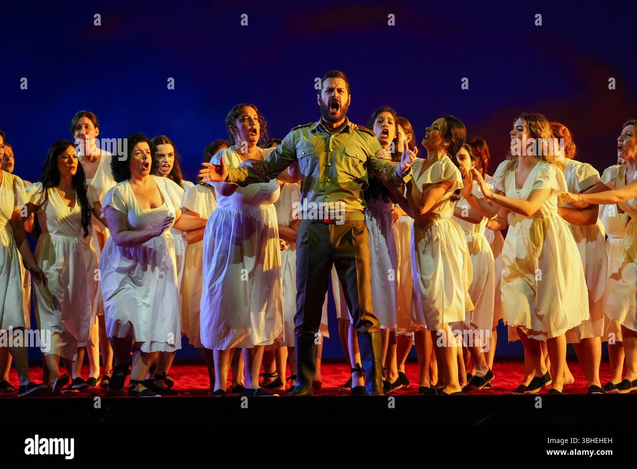 Images of the dress rehearsal of Bizet's Carmen. On June 9, 2025 in ...