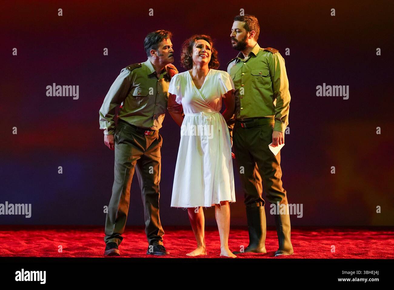 Images of the dress rehearsal of Bizet's Carmen. On June 9, 2025 in ...