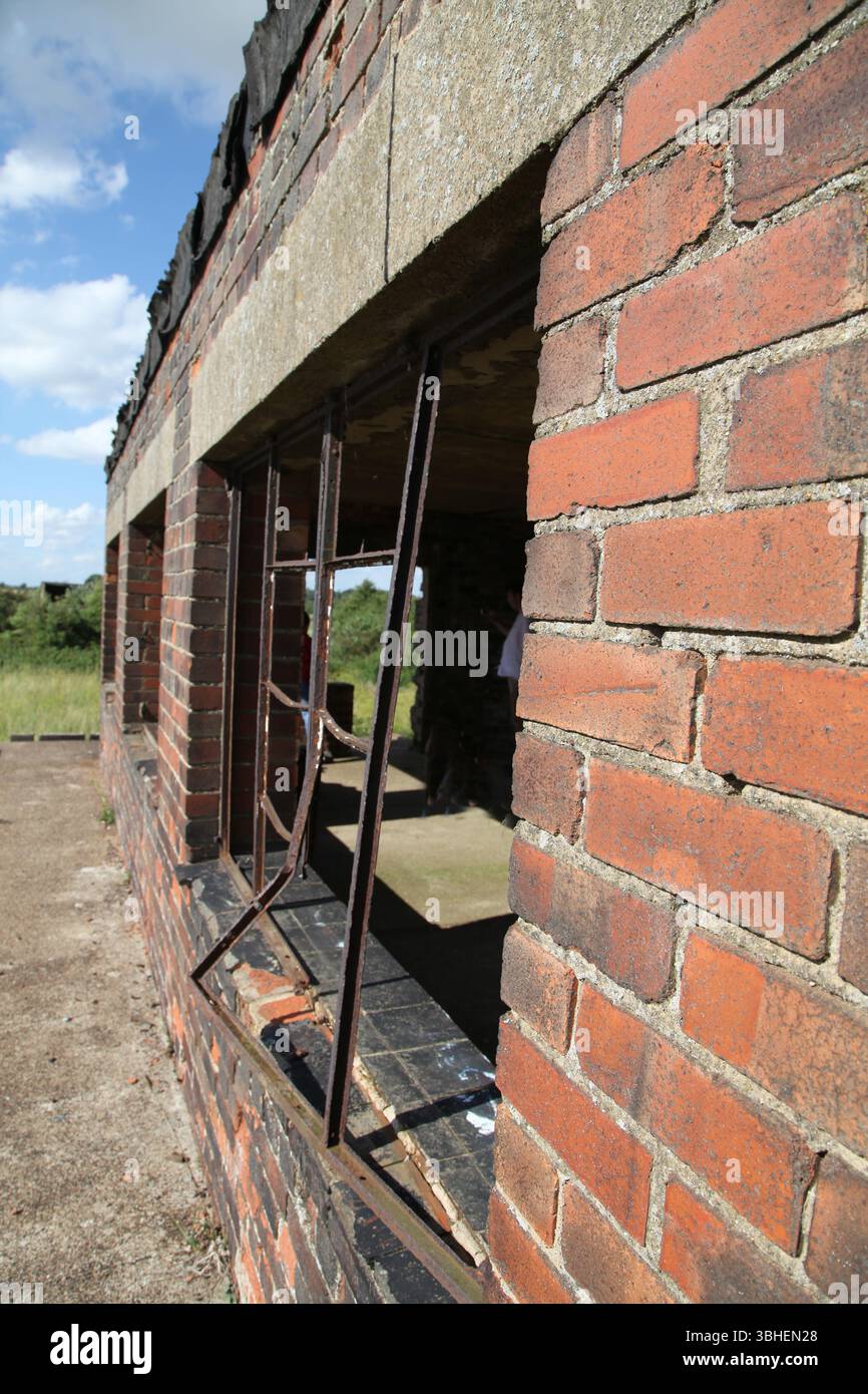 Former RAF Colby Grange watch office, ww2 military airfield control ...