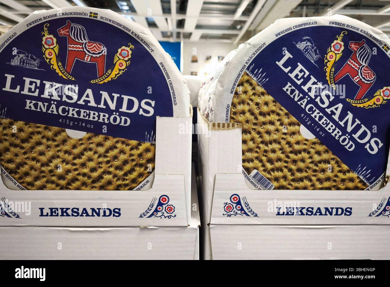 Kaarst, Ikea Einrichtungshaus in Kaarst, 27. 01. 2025 Knäckebrot im ...