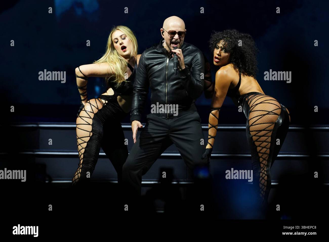 Pitbull performs in concert on Monday, June 9, 2025, in London.(Photo ...