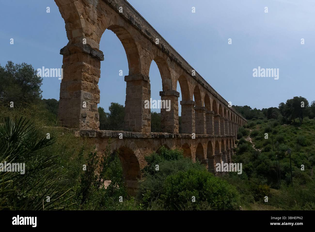 Ancient roman aqueduct arches near hi-res stock photography and images ...