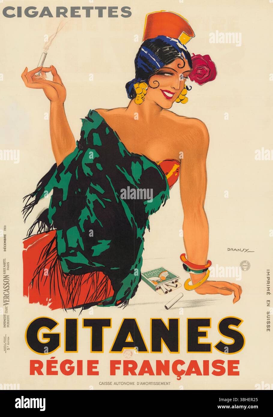 Gitanes poster hi-res stock photography and images - Alamy