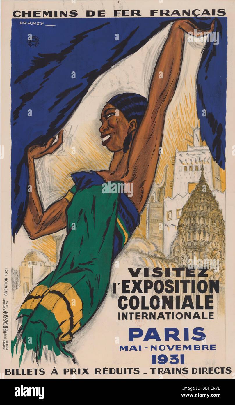 Colonial exhibition poster hi-res stock photography and images - Alamy