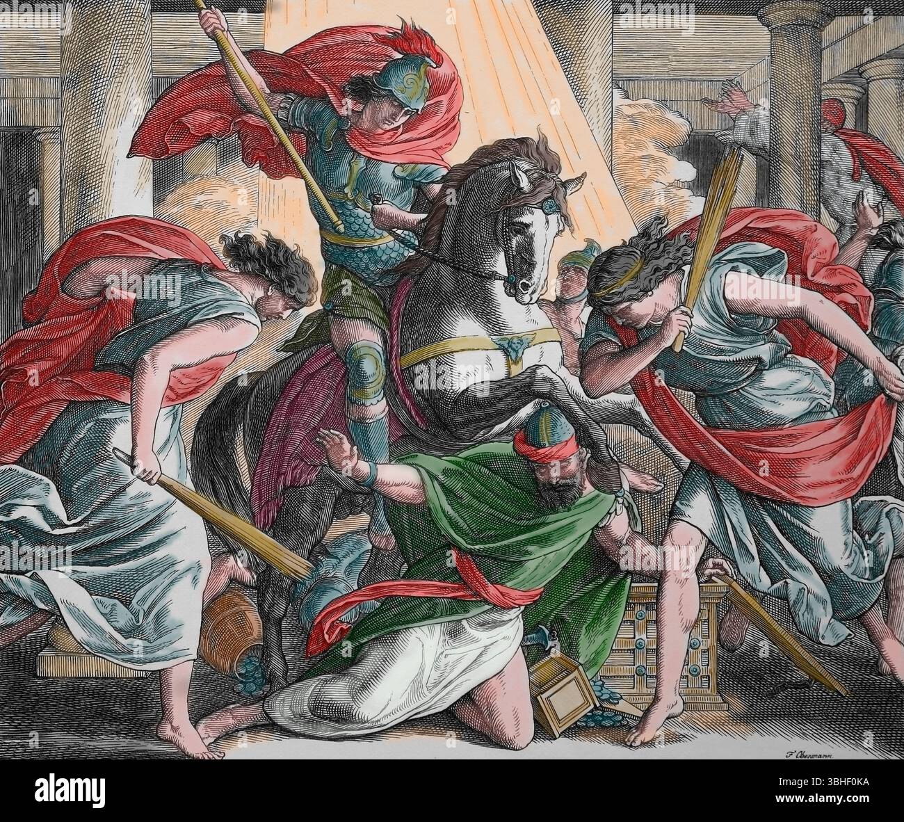 Heliodorus expelled from the temple hi-res stock photography and images ...