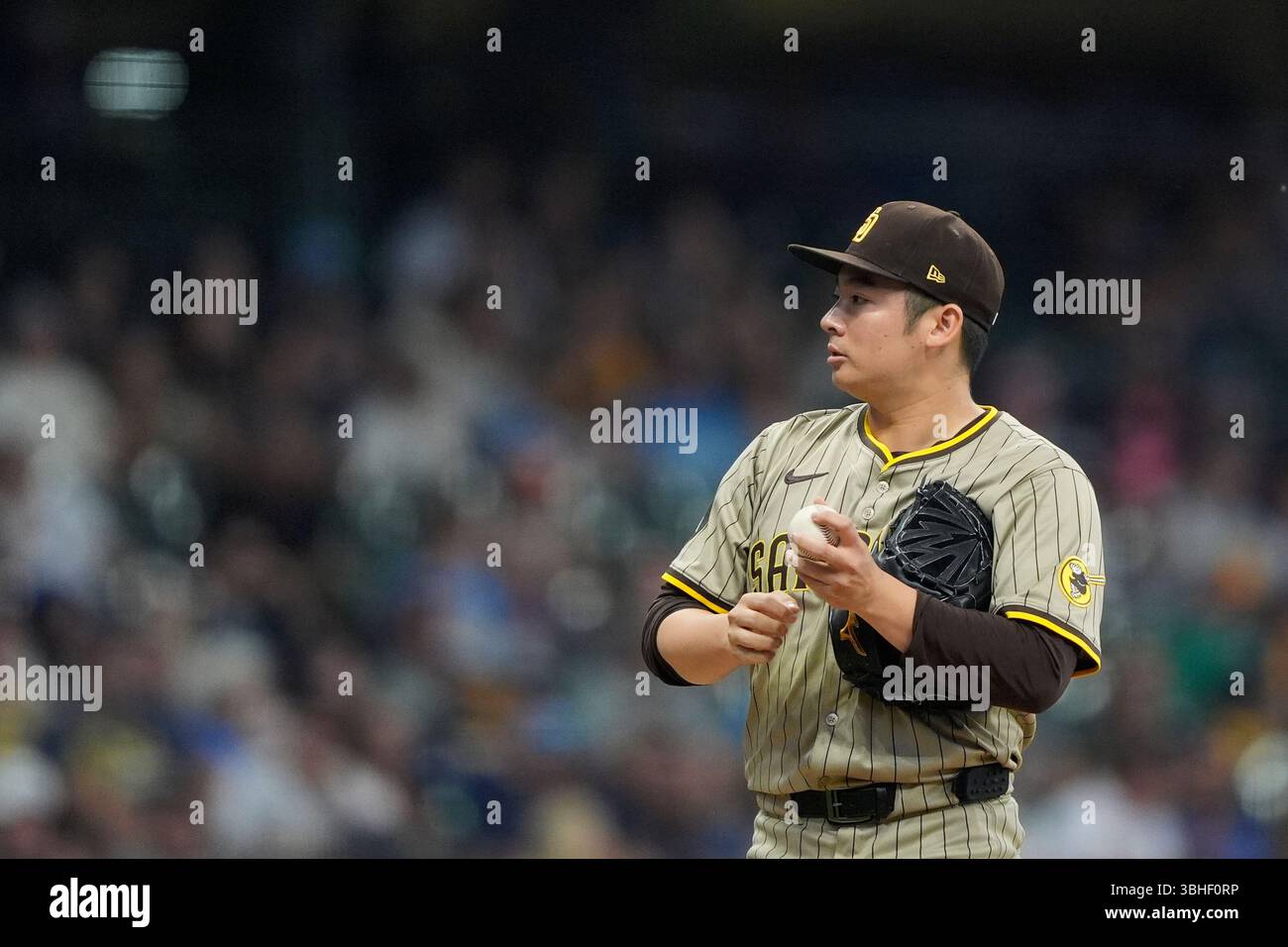 San Diego Padres' Yuki Matsui pitches during a baseball game against ...