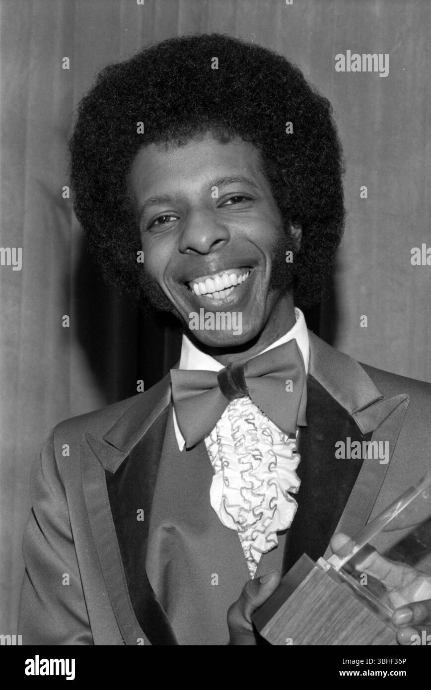 Sly Stone of the psychedelic soul group "Sly And The Family Stone" at ...