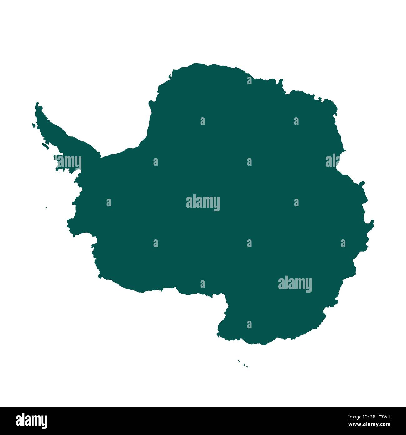 Map of Antarctica, sign silhouette. World Map Globe. Vector ...