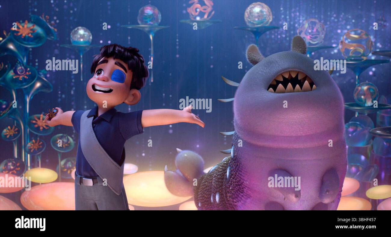 ELIO, from left: Elio (voice: Yonas Kibreab), Glordon (voice: Remy ...