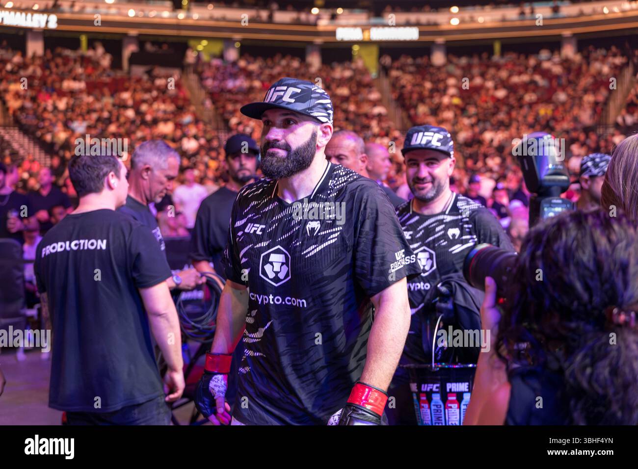 Azamat Murzakanov of Russia fights Brendson Ribeiro of Brazil in the ...