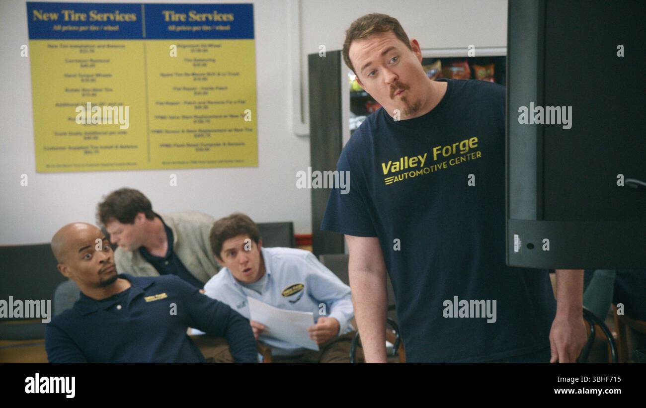 TIRES, from left: D'Angelo Rashad Woods, Steve Gerben, Shane Gillis ...