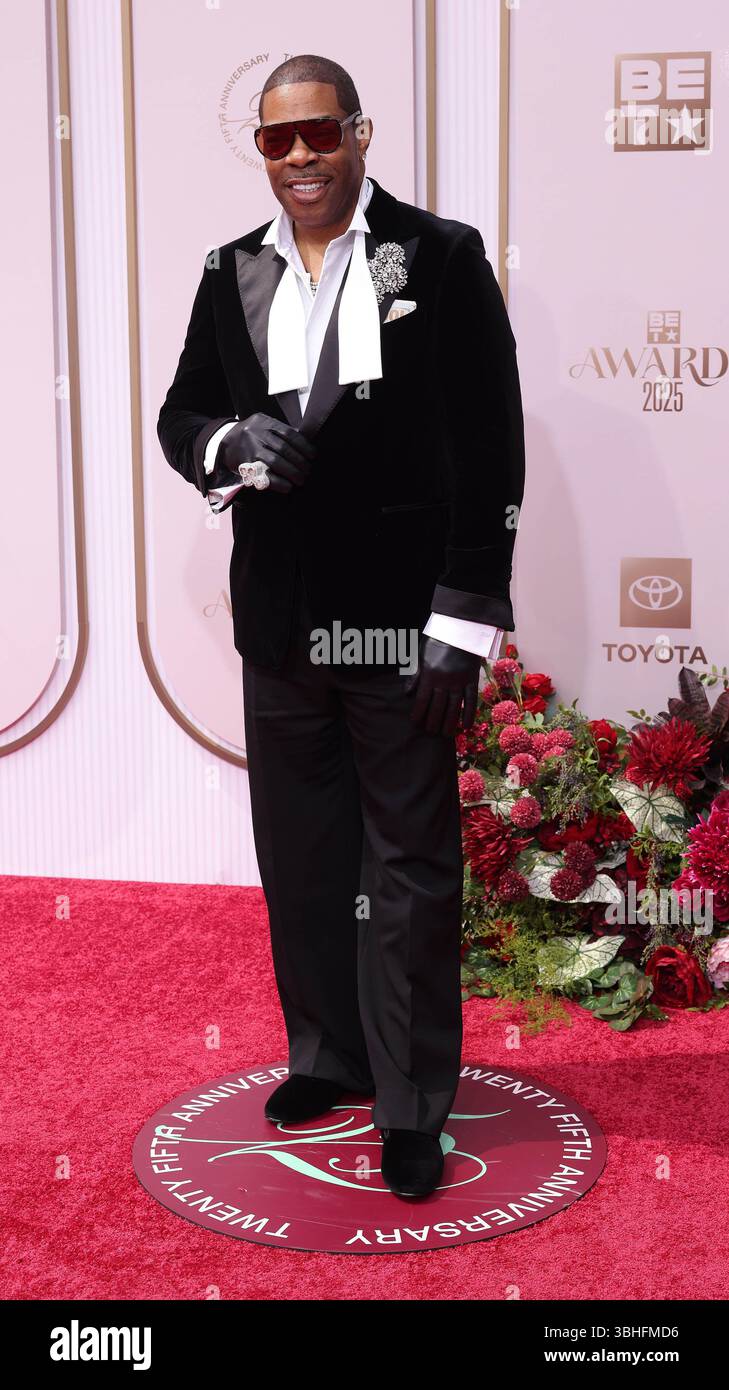 Los Angeles, United States. 09th June, 2025. Busta Rhymes arrives on ...