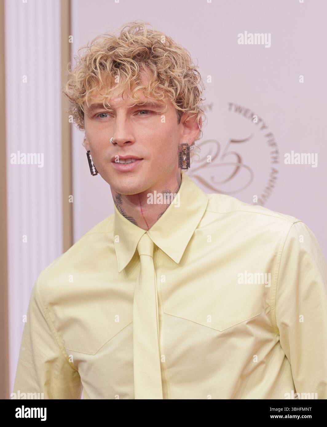 Los Angeles, USA. 09th June, 2025. MGK attends the 2025 BET Awards at ...