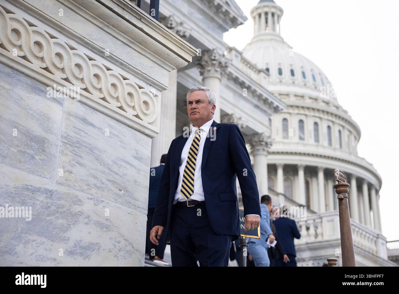 House Oversight Committee Chair James Comer (R-Ky.) departs a vote at ...