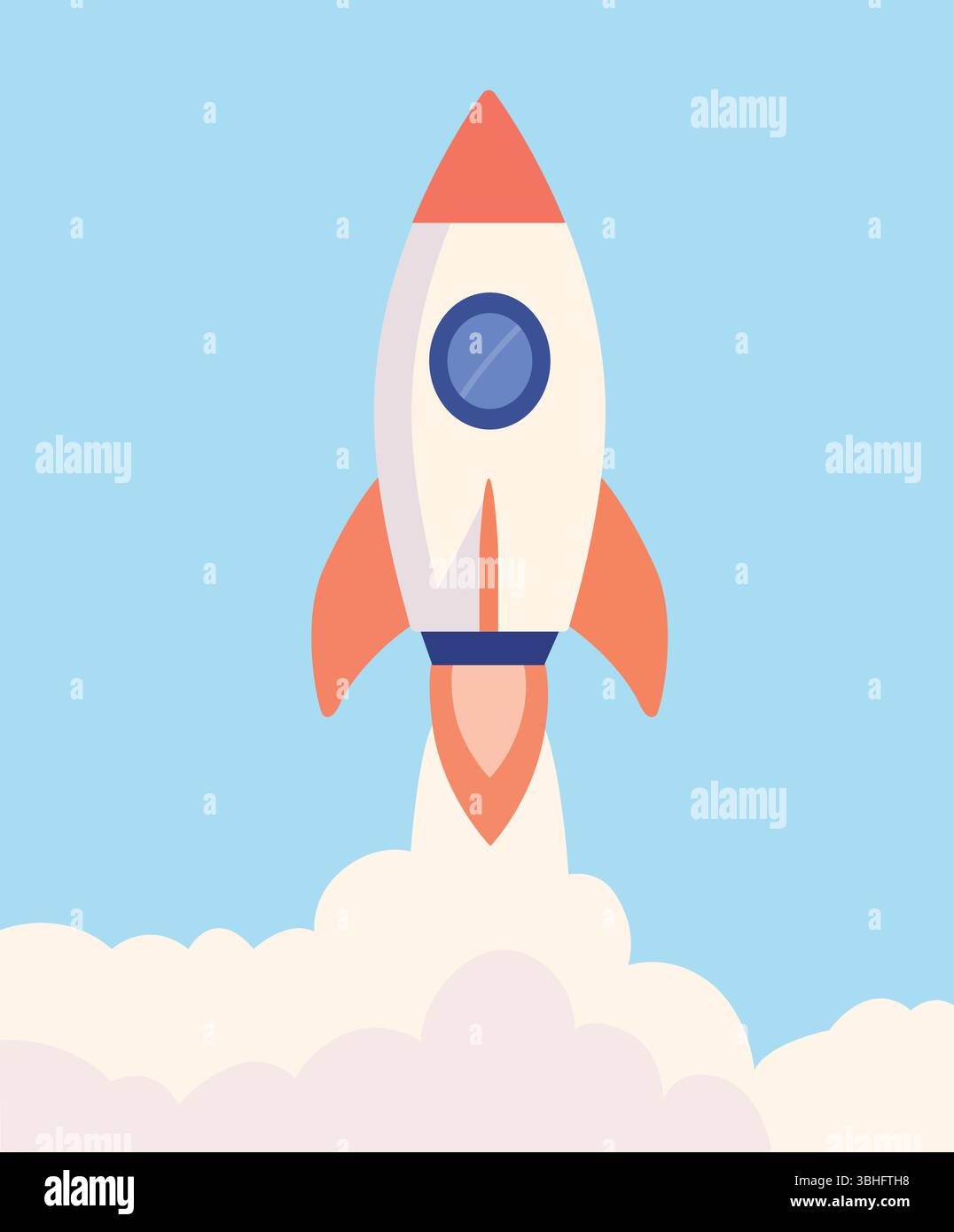 Rocket Blast Off Space Rocket Takeoff Business Growth Rocket Innovation ...