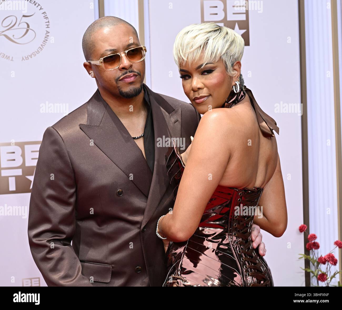 Los Angeles, USA. 09th June, 2025. Taleo Coles and LeToya Luckett ...