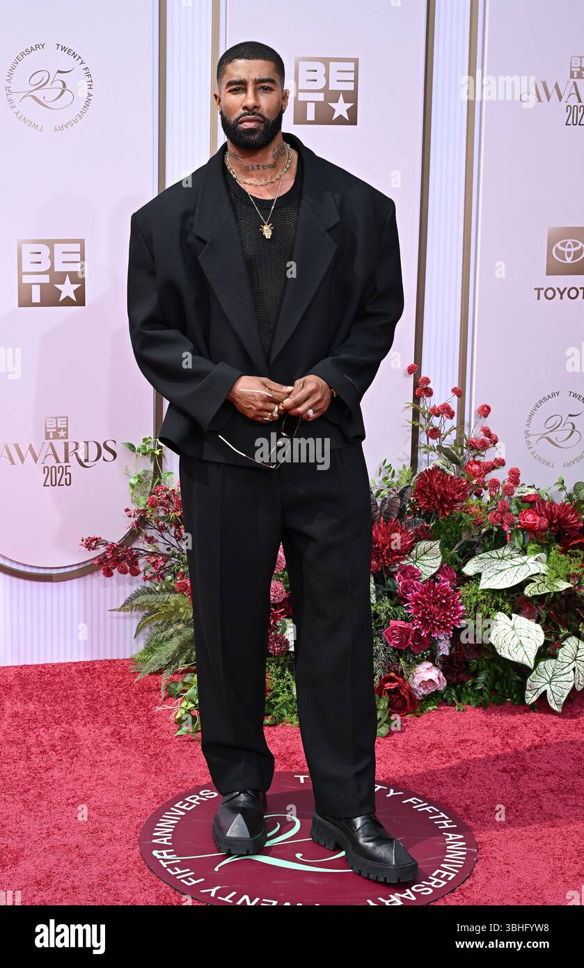Los Angeles, USA. 09th June, 2025. Skyh Black arriving to the 2025 BET ...