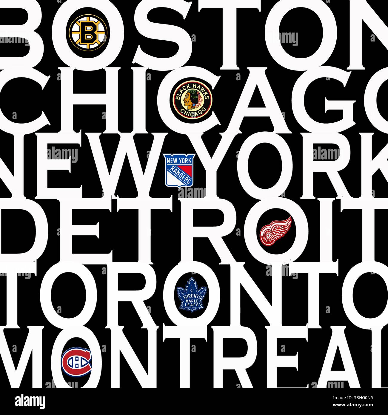 The original six hi-res stock photography and images - Alamy