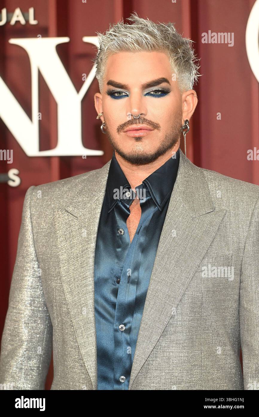 Adam Lambert attends The 78th Annual Tony Awards at Radio City Music ...