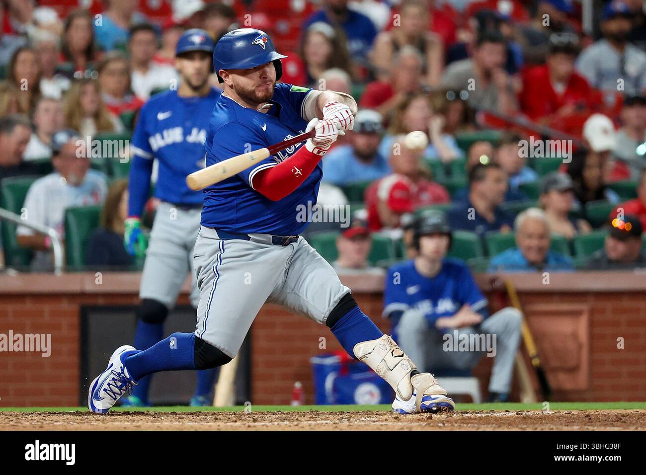 Toronto Blue Jays' Alejandro Kirk hits a solo home run during the ...