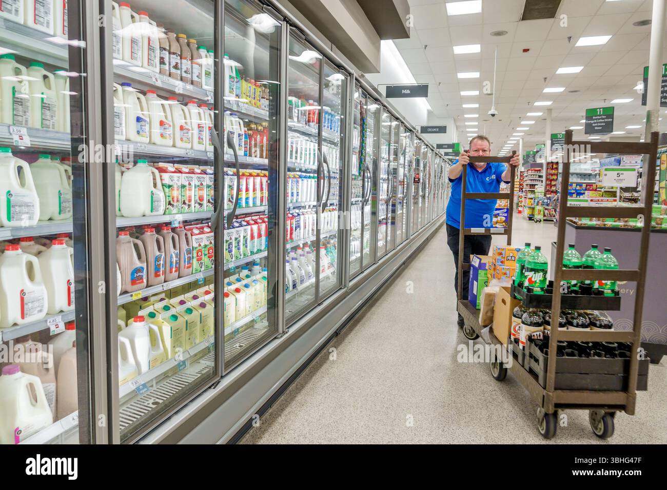 Vero Beach Florida,Publix grocery store supermarket,inside interior ...