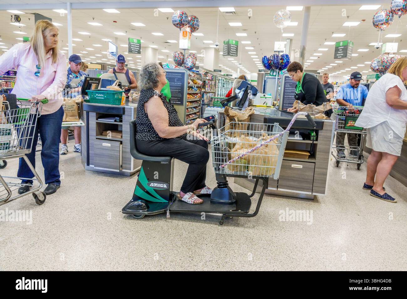 Vero Beach Florida,Publix grocery store supermarket,inside interior ...