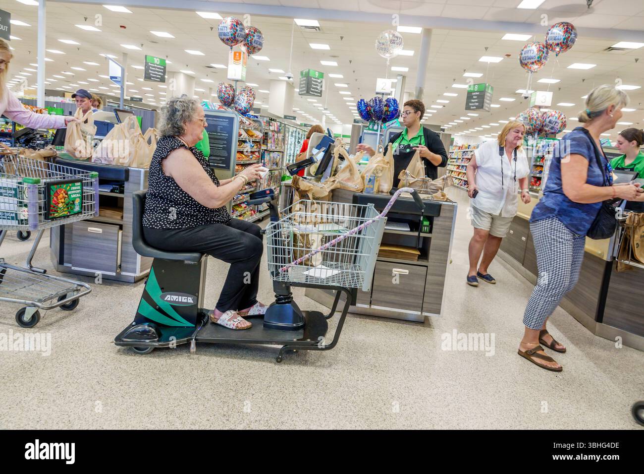 Vero Beach Florida,Publix grocery store supermarket,inside interior ...