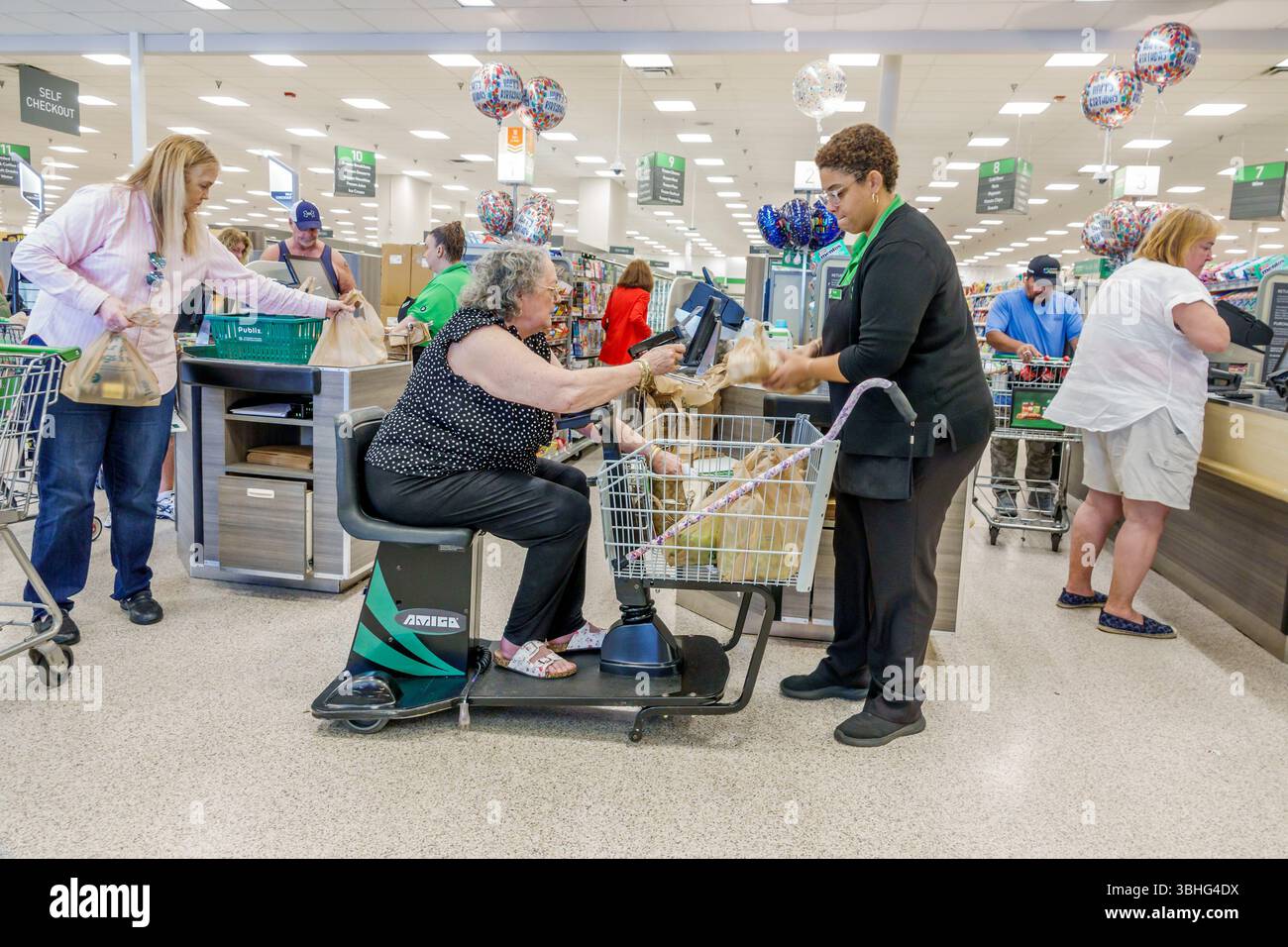 Vero Beach Florida,Publix grocery store supermarket,inside interior ...