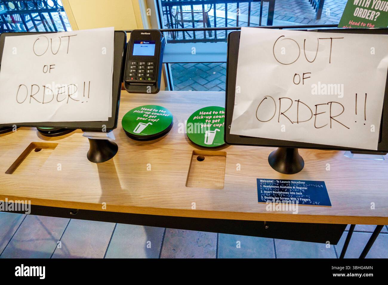 West Palm Beach Gardens Florida,Panera Bread restaurant,inside interior ...
