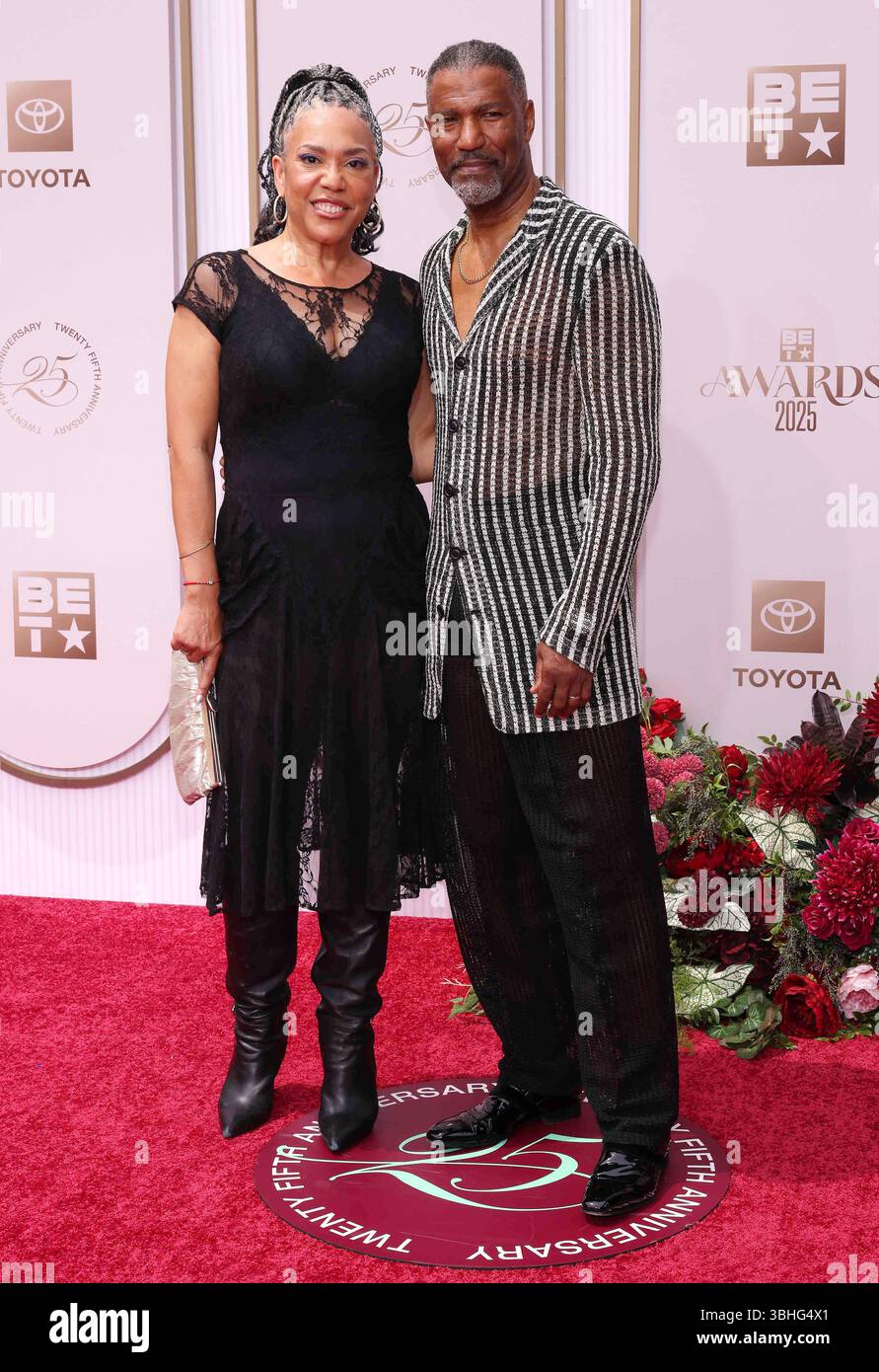 Los Angeles, United States. 09th June, 2025. (L-R) Julie Shannon Ross ...