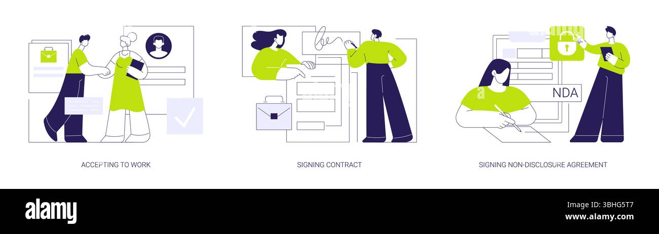Human resources isolated cartoon vector illustrations se Stock Vector ...