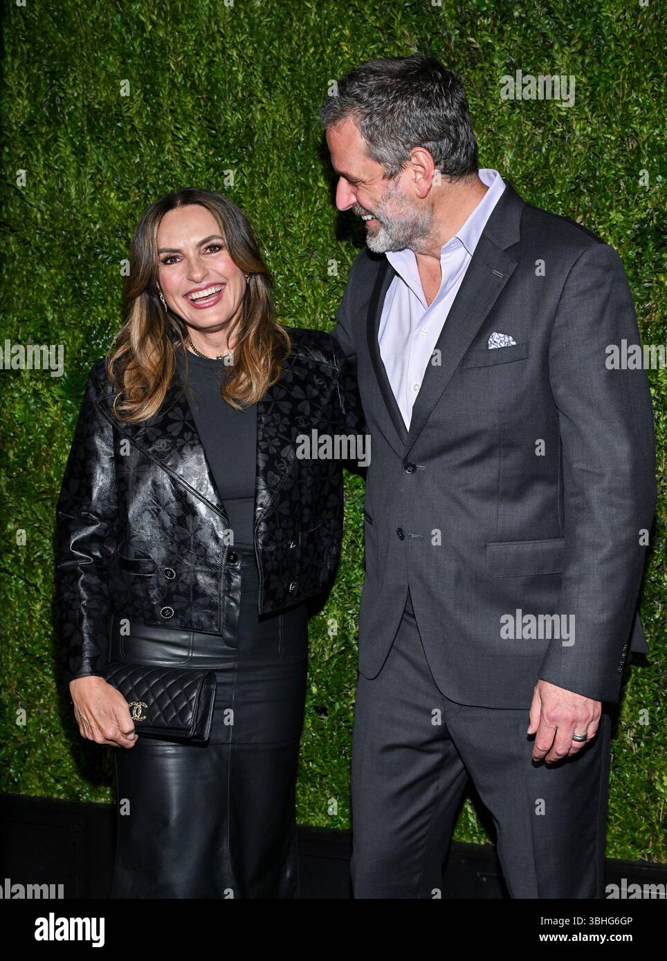 Mariska Hargitay, left, and husband Peter Hermann attend the 18th ...