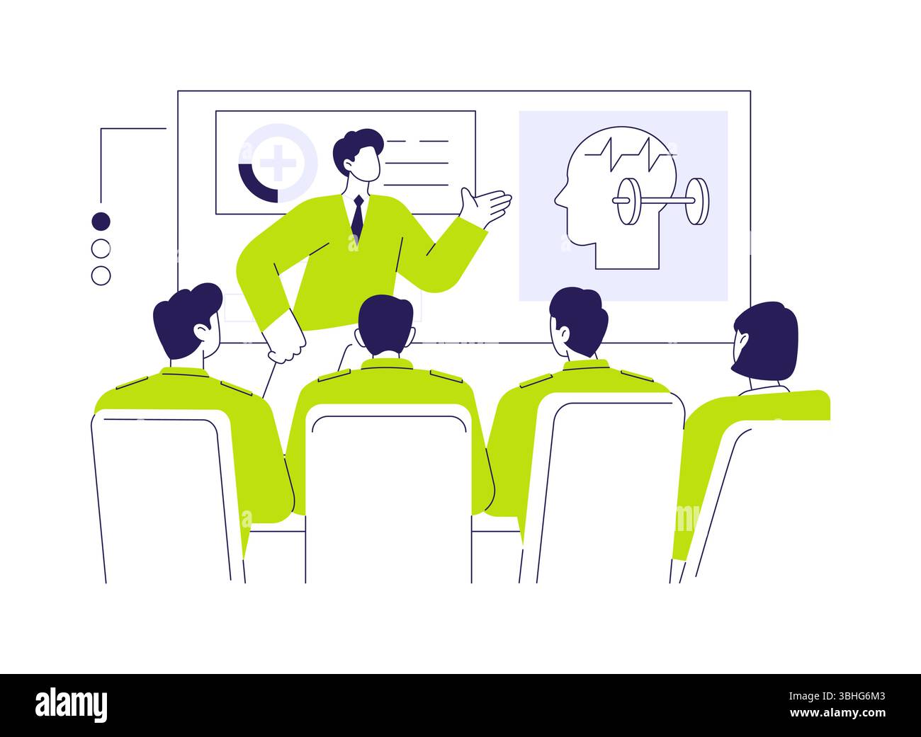 Mental resilience training abstract concept vector illustration Stock ...