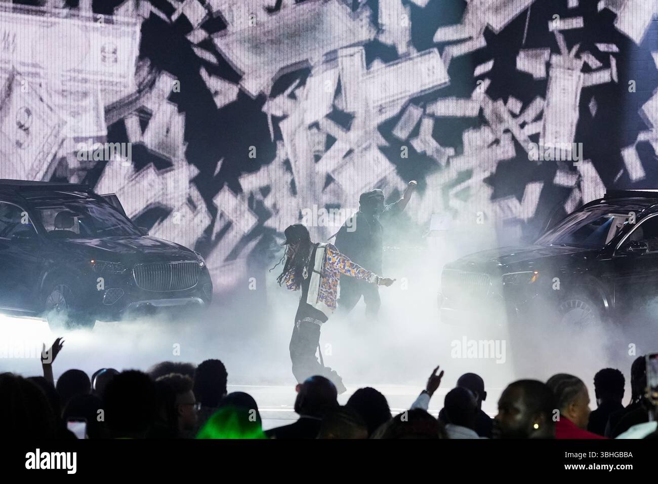 Playboi Carti performs during the BET Awards on Monday, June 9, 2025 ...