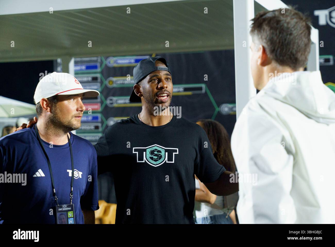 Cary, North Carolina, USA. 9th June, 2025. NBA Star CHRIS PAUL delivers ...