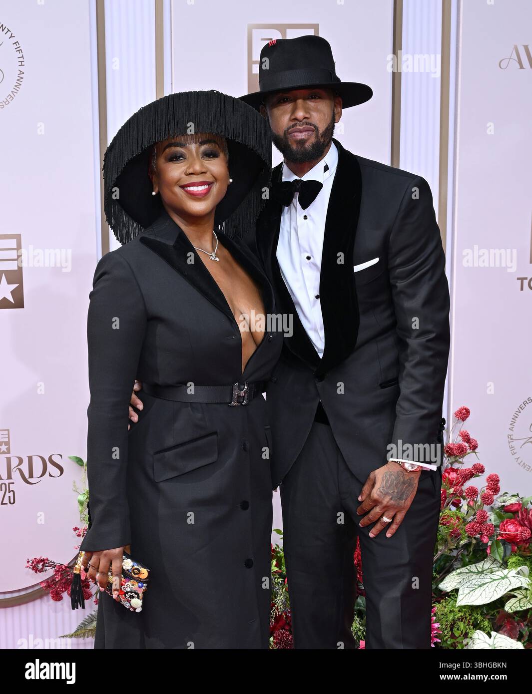 Los Angeles, USA. 09th June, 2025. Pinky Cole Hayes and Derrick Hayes ...