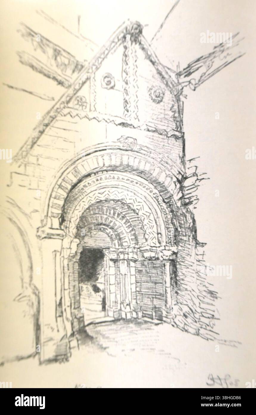 King Cormac's doorway, 1905 Stock Photo - Alamy