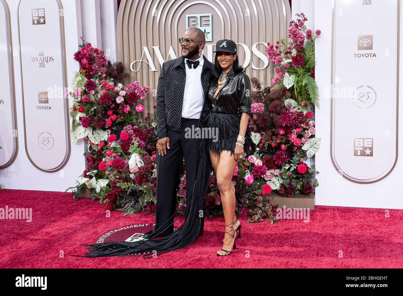 Los Angeles, USA. 09th June, 2025. Tyler Perry and Ciara attend the ...