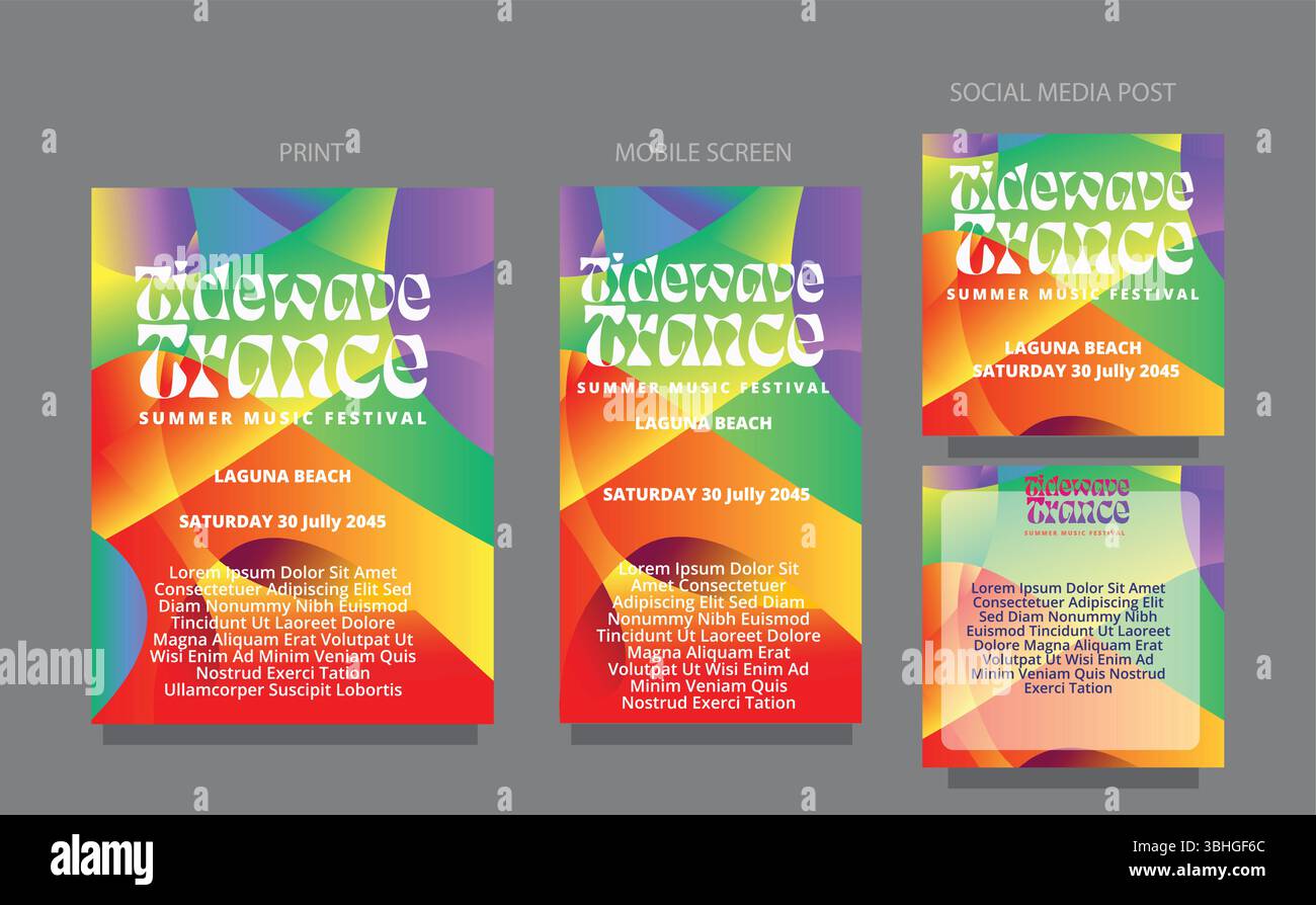 Abstract Wave Pulse. Clean Bright Background for Digital Use. fluid ...