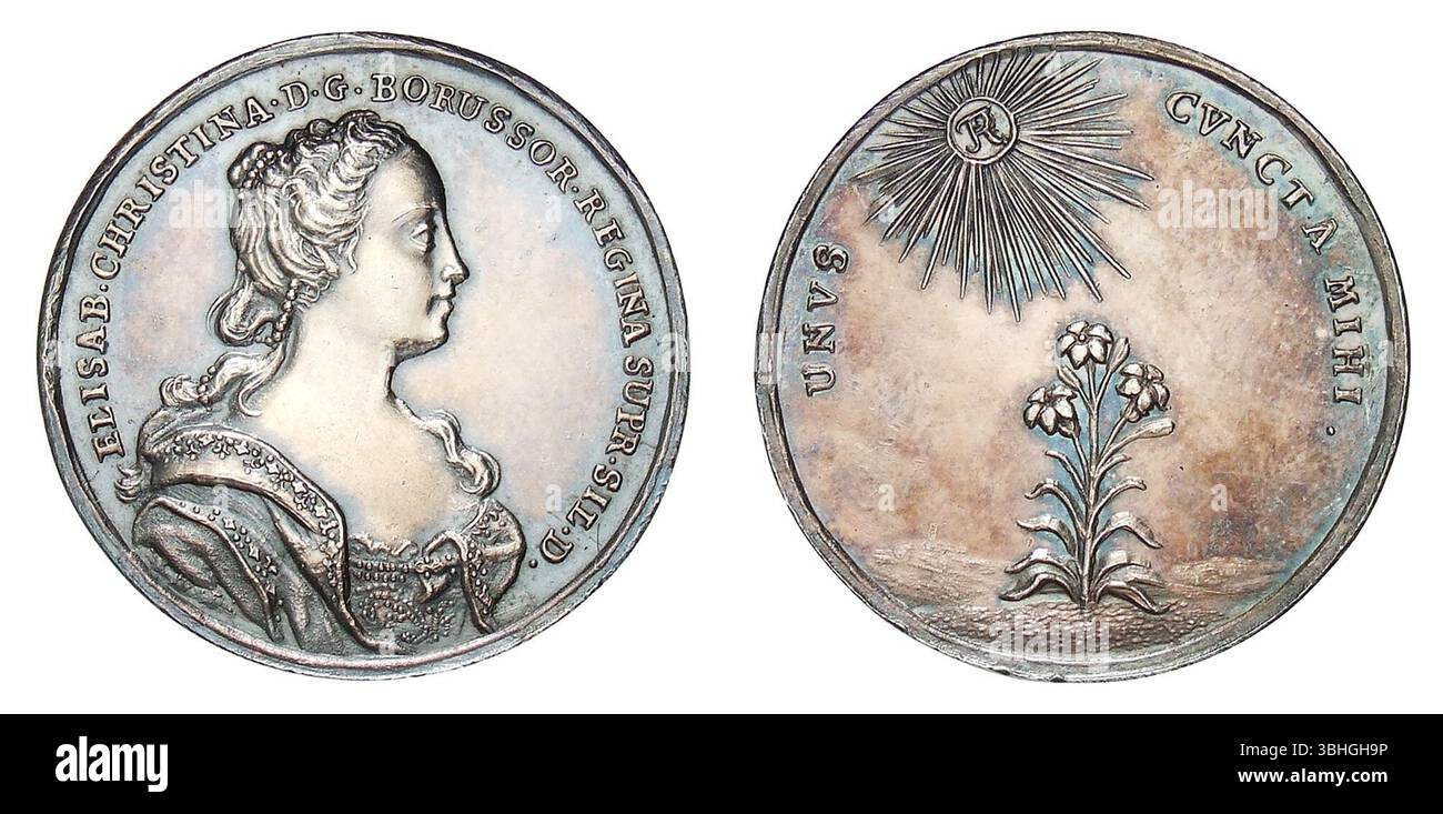 Kittel, Georg Wilhelm- Elisabeth Christine - Münzkabinett, Berlin Stock ...
