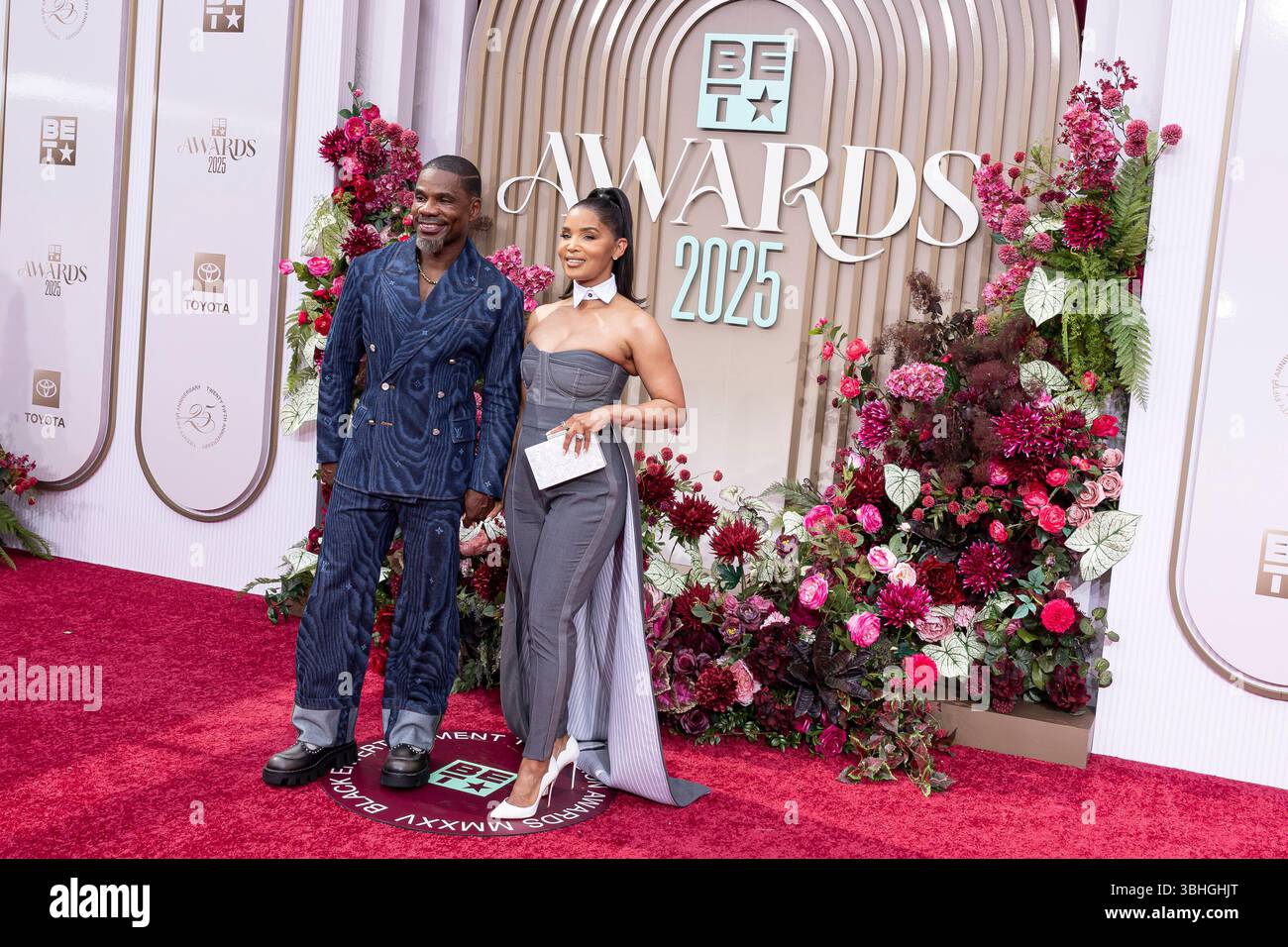 Los Angeles, USA. 09th June, 2025. Kirk Franklin and Tammy Collins ...