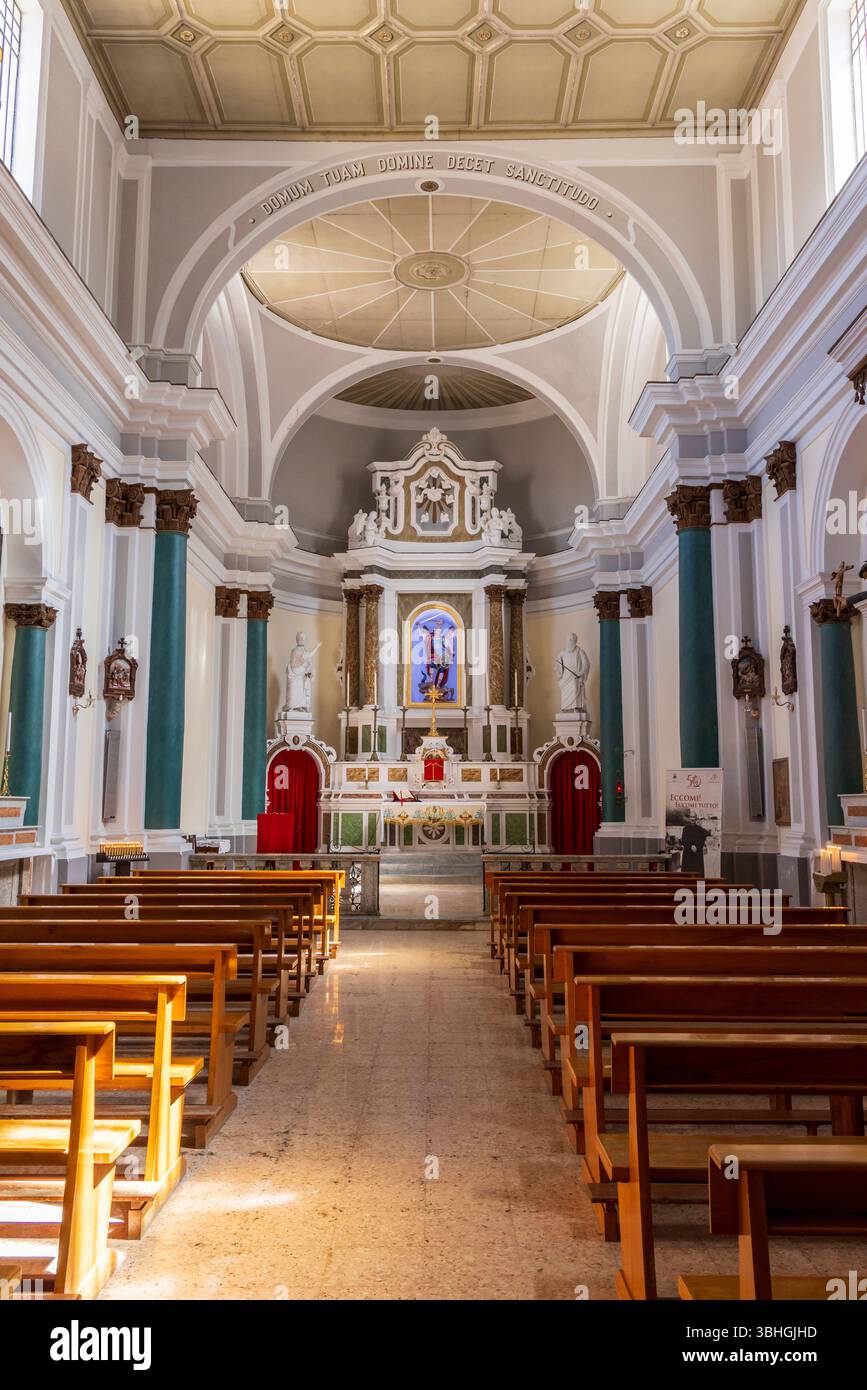 April 2, 2023. Italy, Calabria, Tropea. Church of St. Michael (Chiesa ...