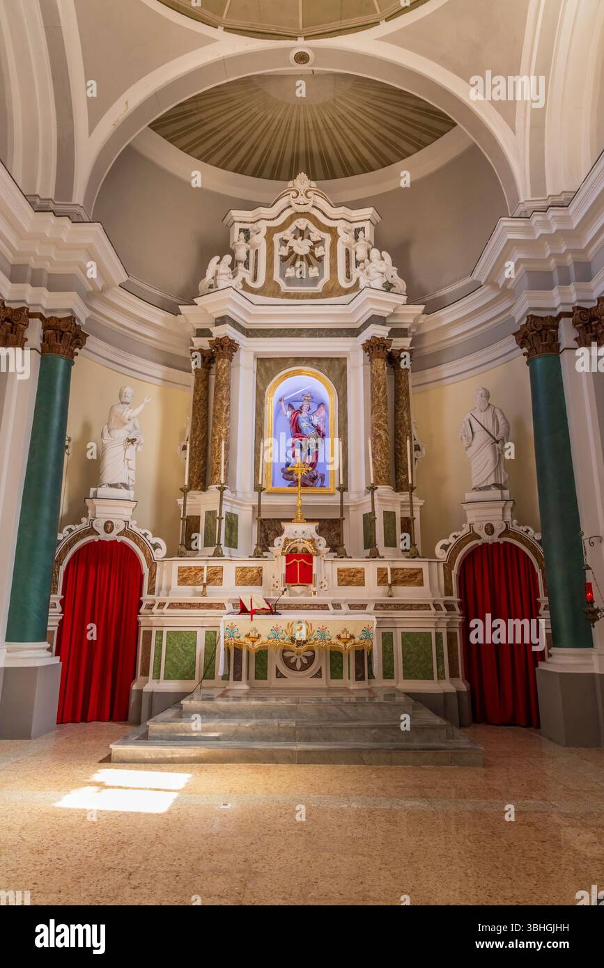 April 2, 2023. Italy, Calabria, Tropea. Church of St. Michael (Chiesa ...