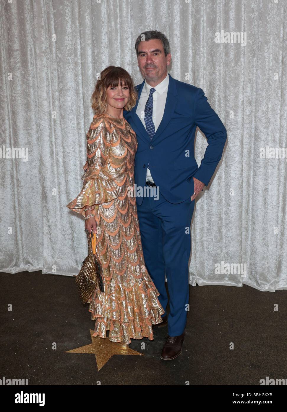 London, UK. 31st May, 2025. Zoe Henry and Jeff Hordley seen attending ...