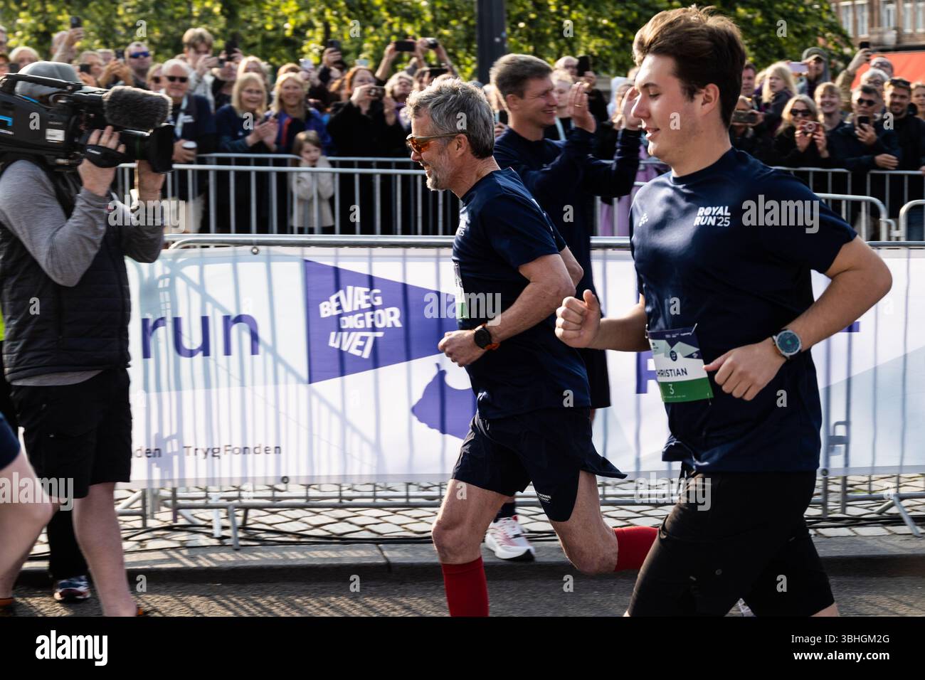 Copenhagen, Denmark. 09th June, 2025. King Frederik X (L) and Crown ...