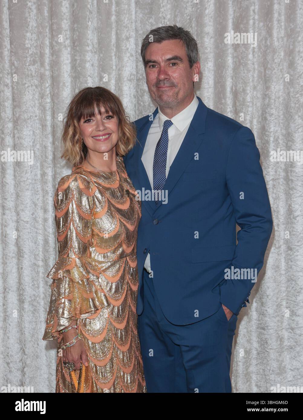 London, UK. 31st May, 2025. Zoe Henry and Jeff Hordley seen attending ...