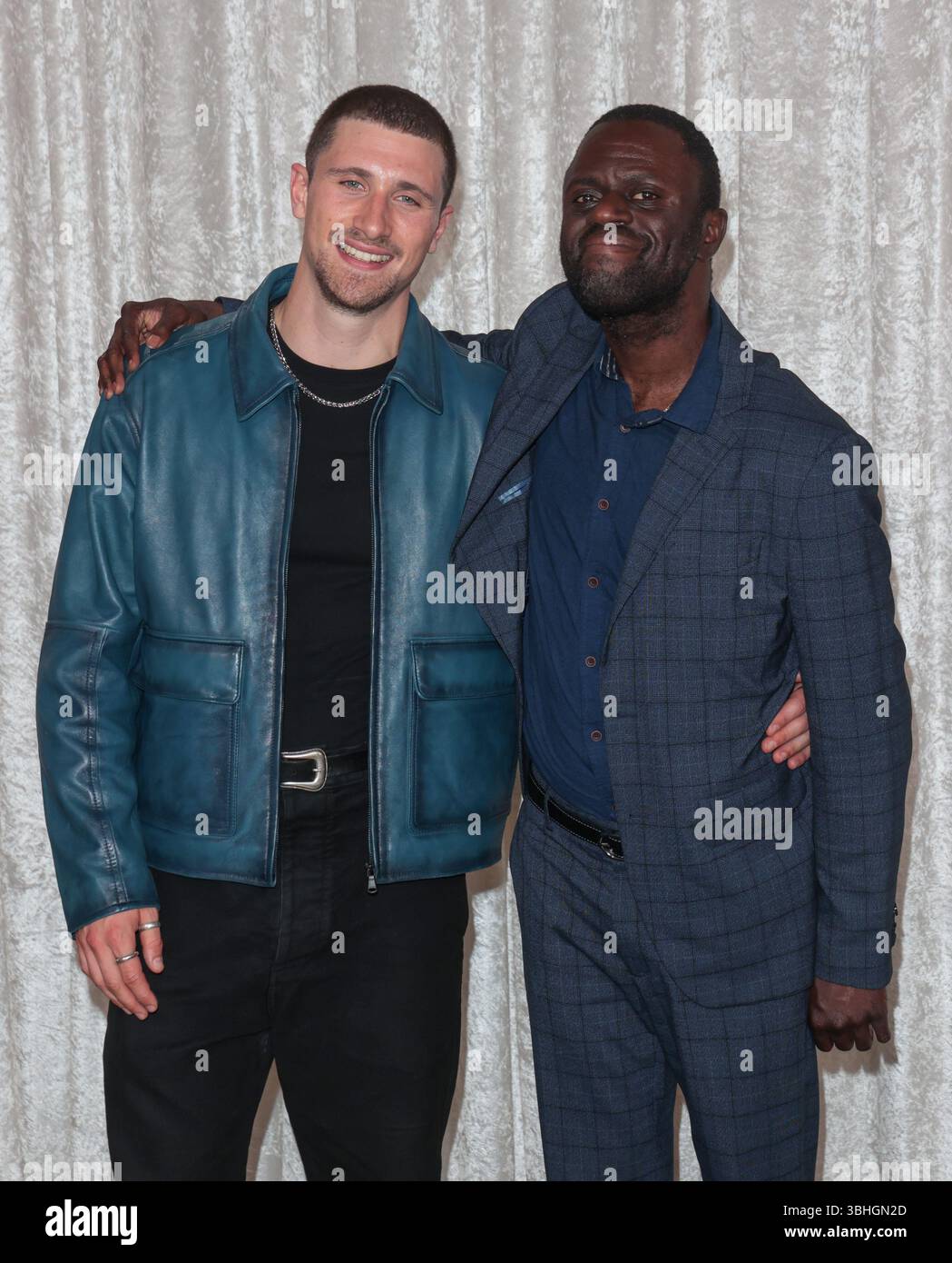 Elijah Holloway and Dayo Koleosho seen attending the British Soap ...