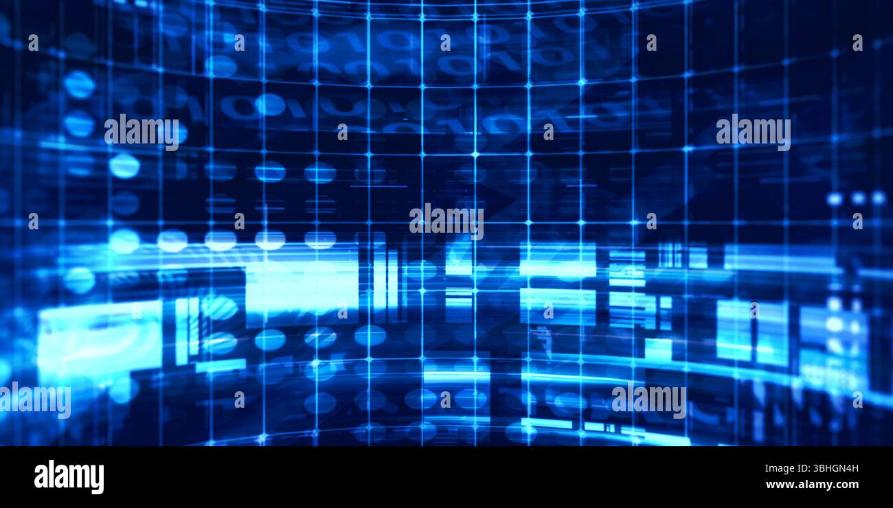 Information Technology as a Global Concept Art Stock Photo - Alamy