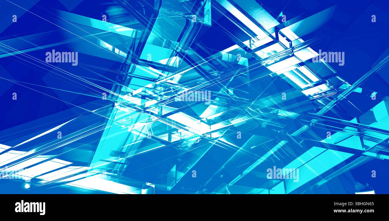 Sci fi digital blue background hi-res stock photography and images - Alamy