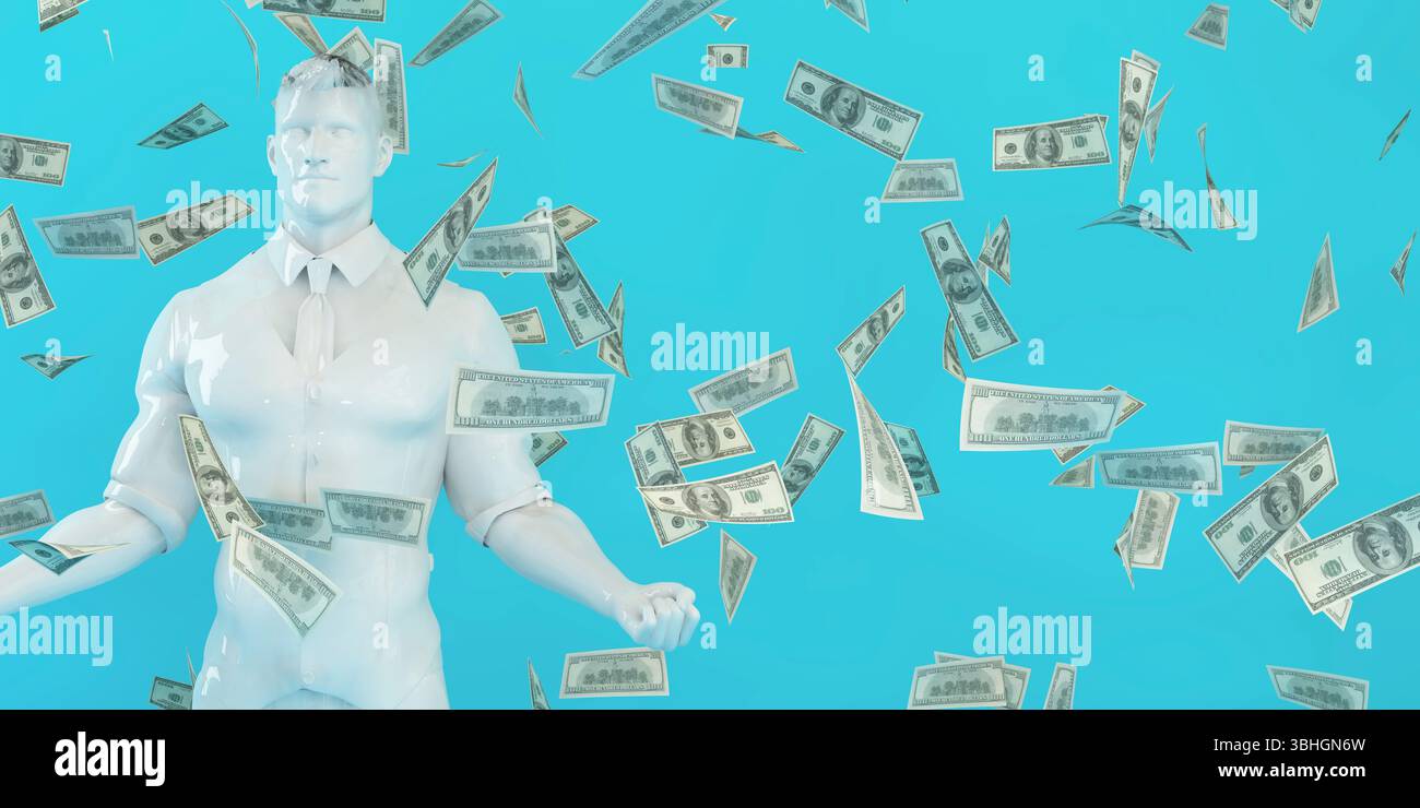 Winning the Lottery with a Lucky Winner Concept Stock Photo - Alamy